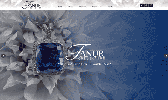 Portfolio: Tanur Collection - radiantWEB Project