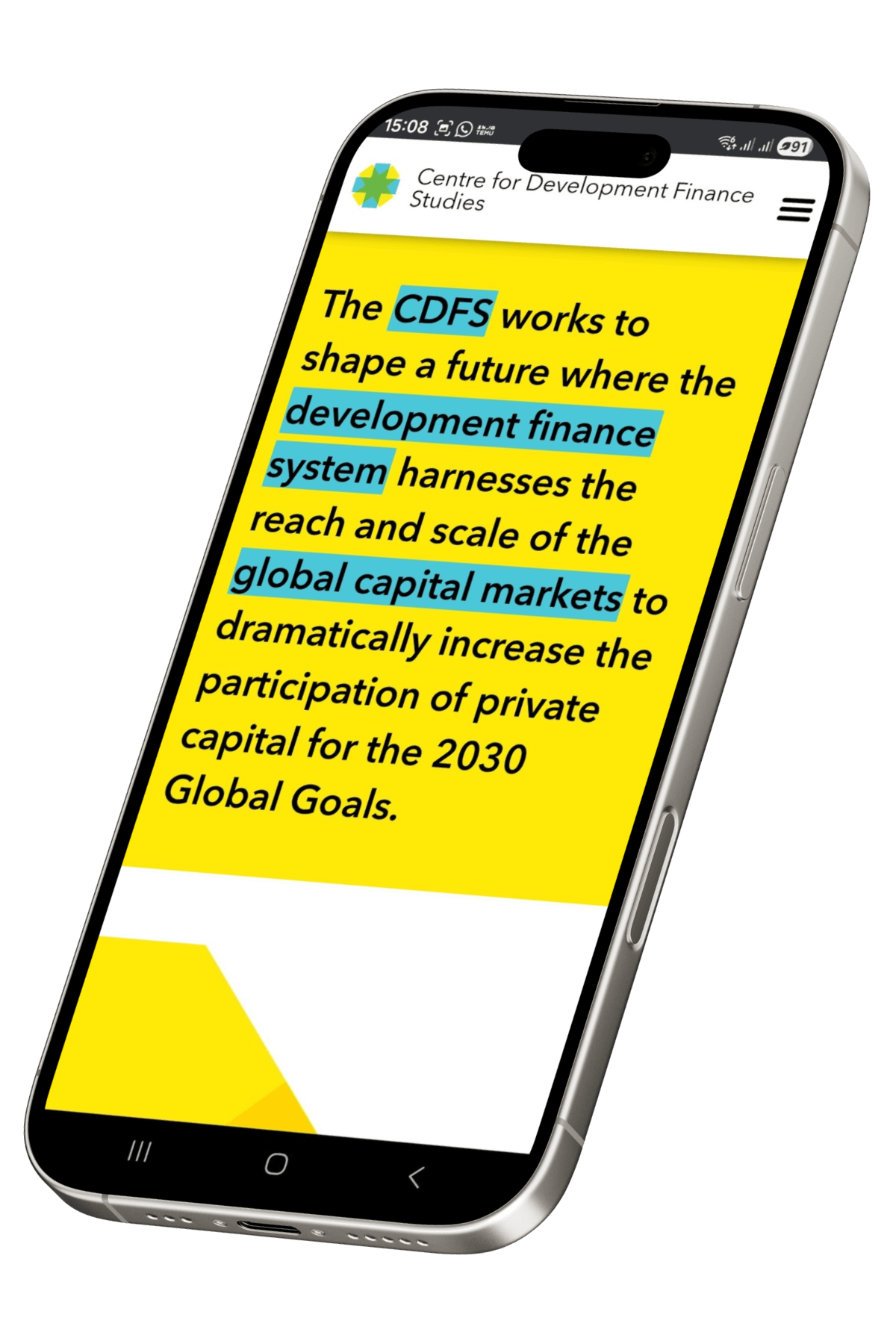 Education Website Project | Centre for Development Finance Studies