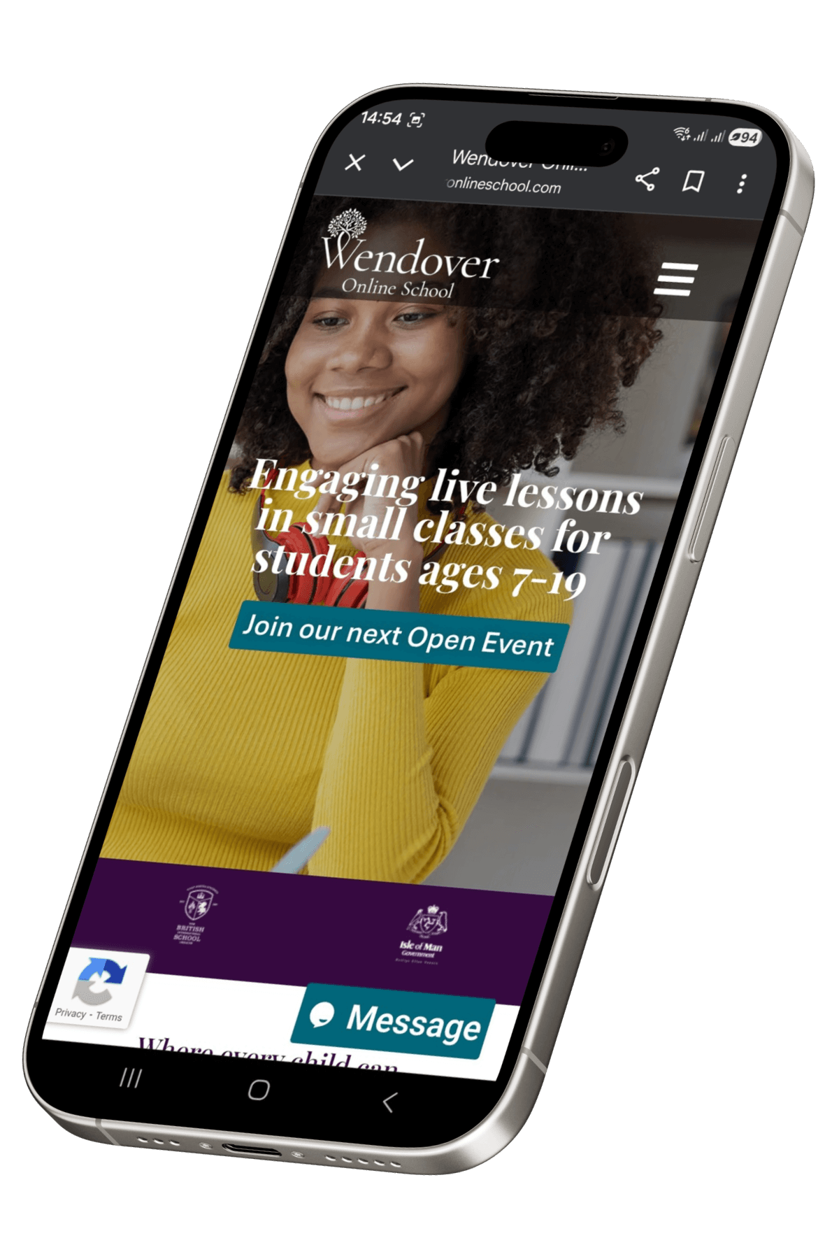 Online School Website Project | Wendover